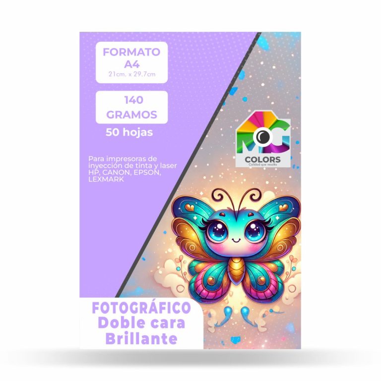 Papel Fotográfico Brillante 220 Gr Doble cara x 50 hojas – Papeleria MILGER
