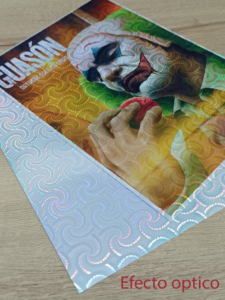 Vinilo Holográfico Efecto Óptico – Papeleria MILGER