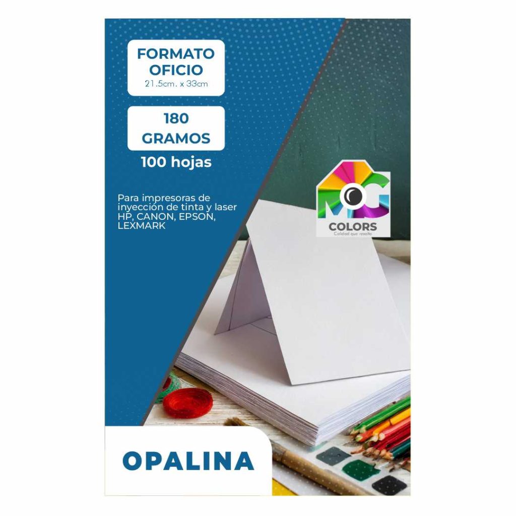 Opalina de 180 • 220 y 250 gramos – Papeleria MILGER
